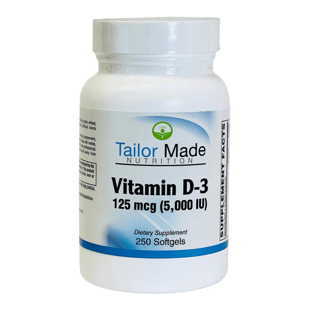 Vitamin D3 2000 IU 250 Softgels by Tailor Made Nutrition – TMN Inc.